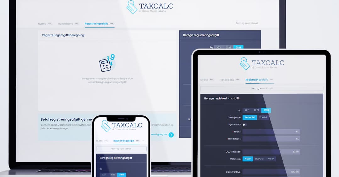 Beskatning af fri bil | Beregn værdien nemt og gratis på Taxcalc.dk